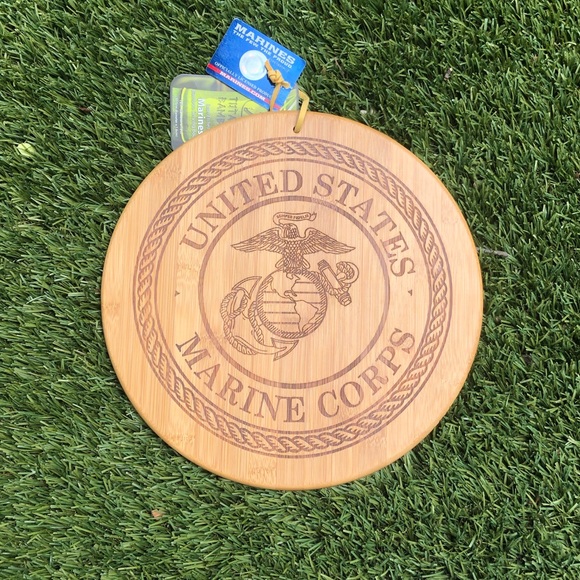 Totally Bamboo | Kitchen | Usmc Brand New Marine Corps Cutting Board In ...
